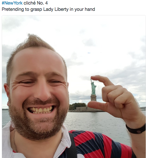 Meet My Favorite New York Cliché Tourist Ever - New York Cliché