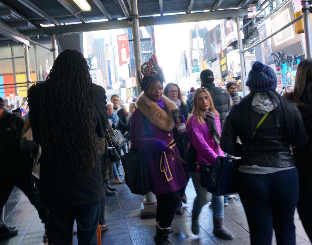 times square flyers - New York Cliché